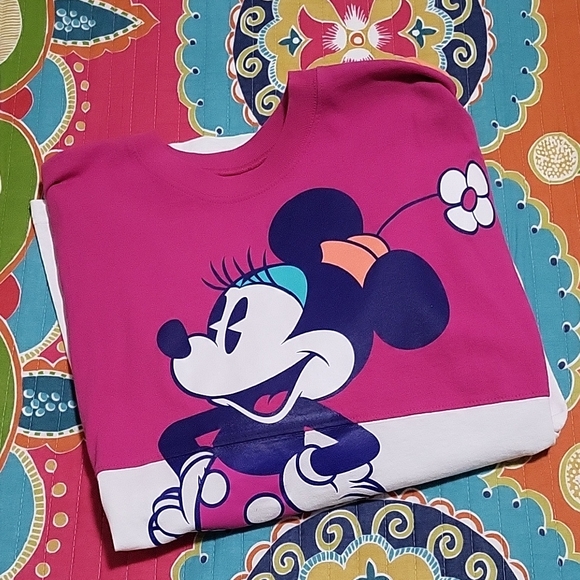 Disney | Tops | Disney Parks Disneyland Minnie Mouse Spirit Jersey Size ...